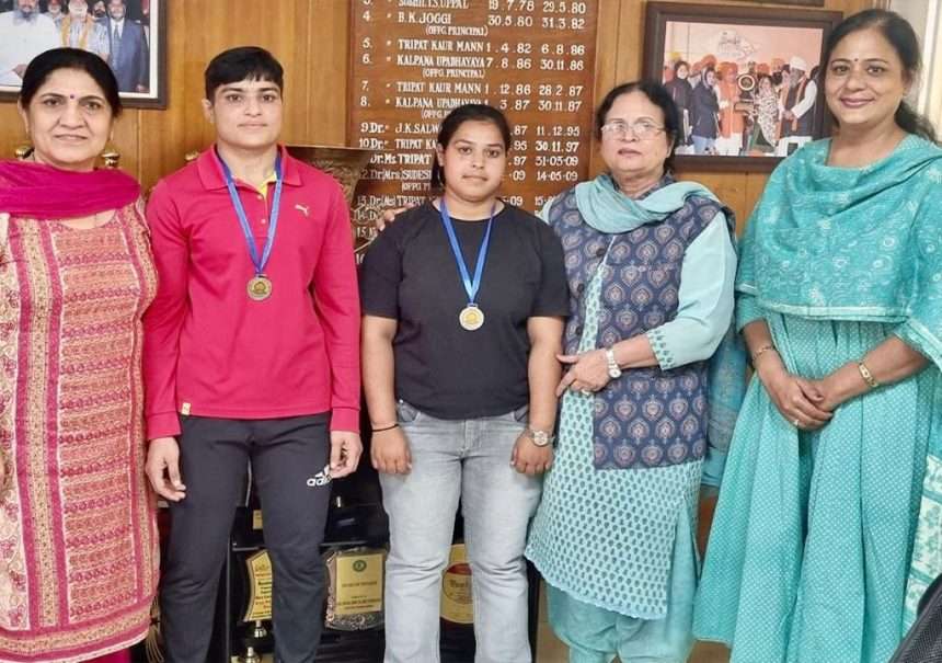 Babli Silver medalist in University – Guru Nanak Girls College